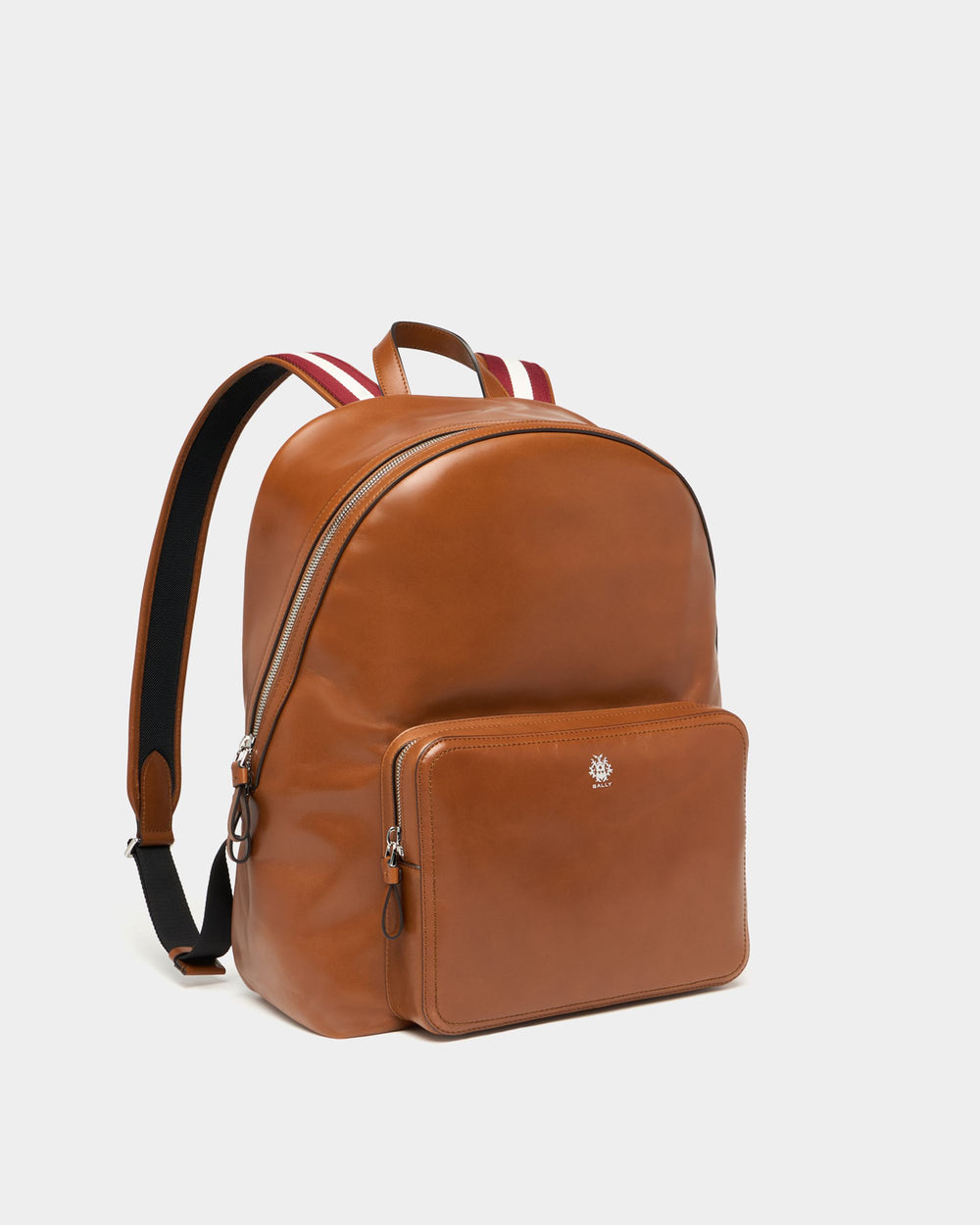 Men's Brown Ray Backpack in Amber Brown Leather | Bally Global