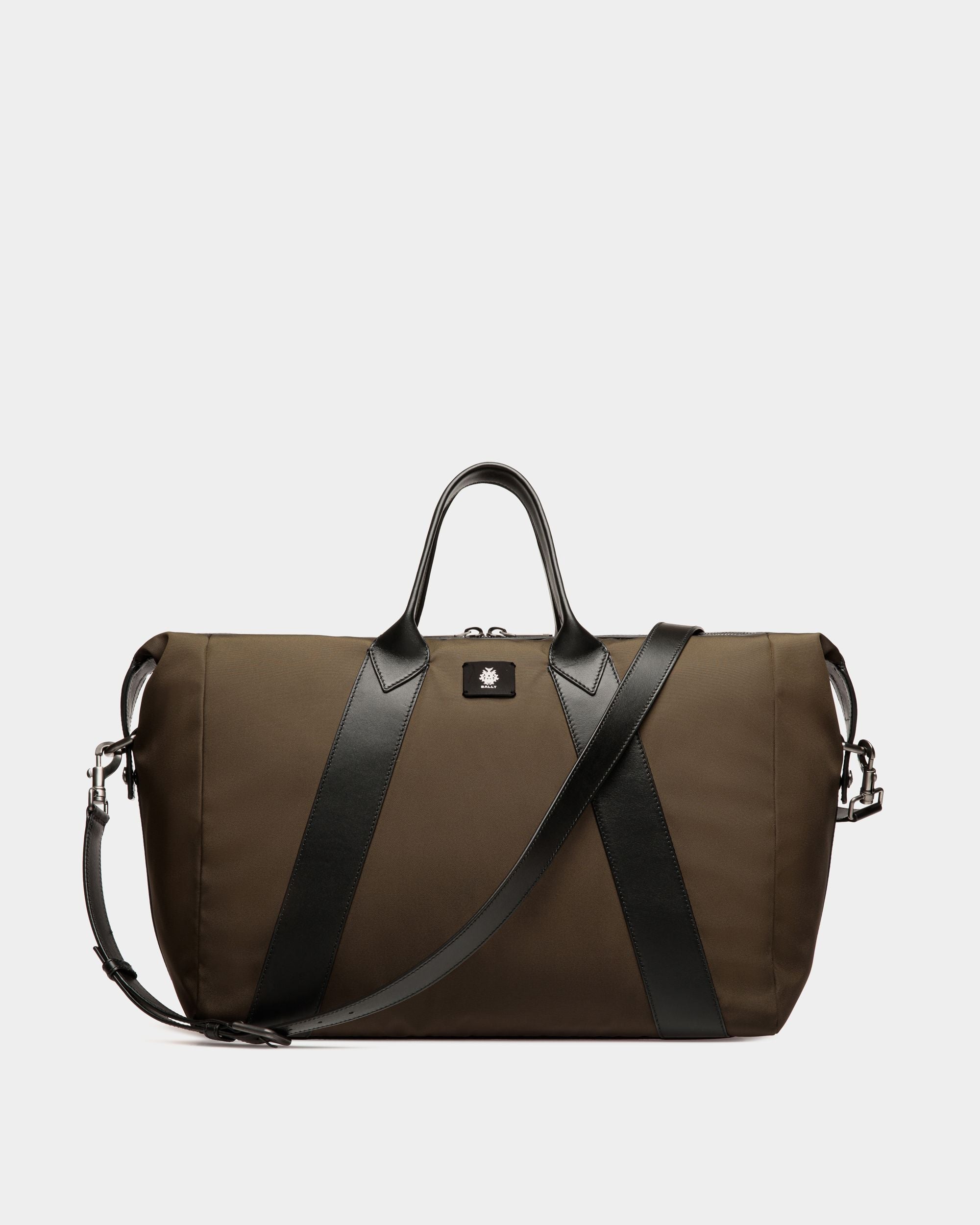 Men's Green Adrien Brody Travel Collection Weekender In Military Green ...