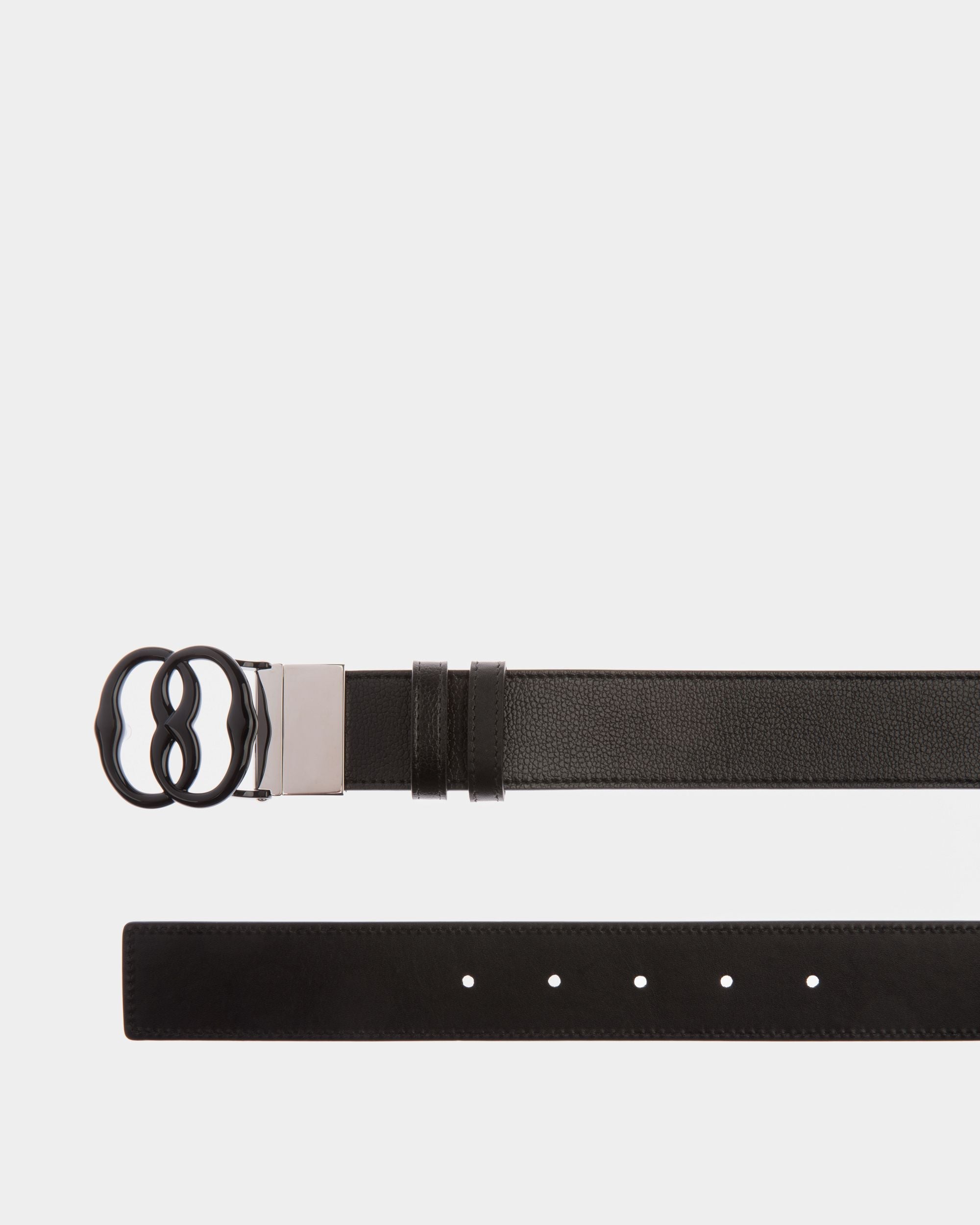 Men's Black Belt In Black Leather | Bally Global
