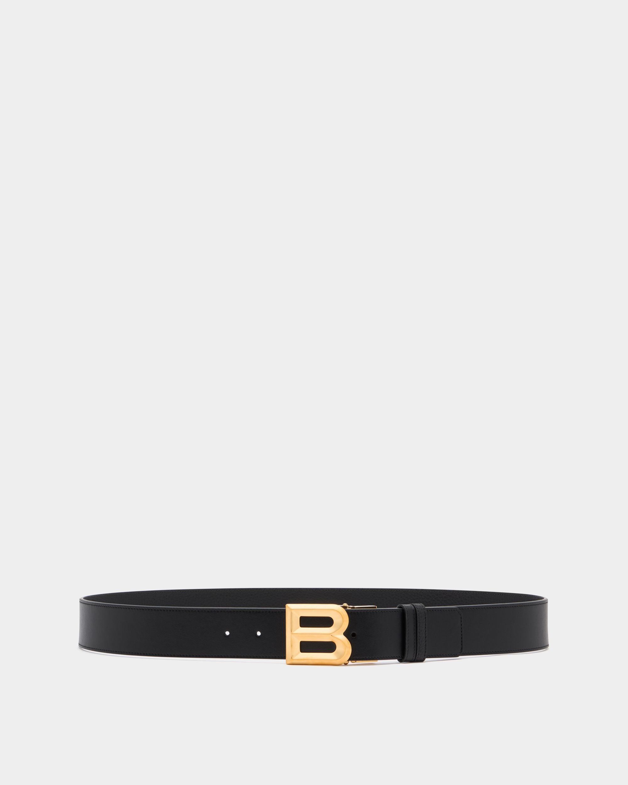 Men's Black Belt In Black Leather | Bally Global US