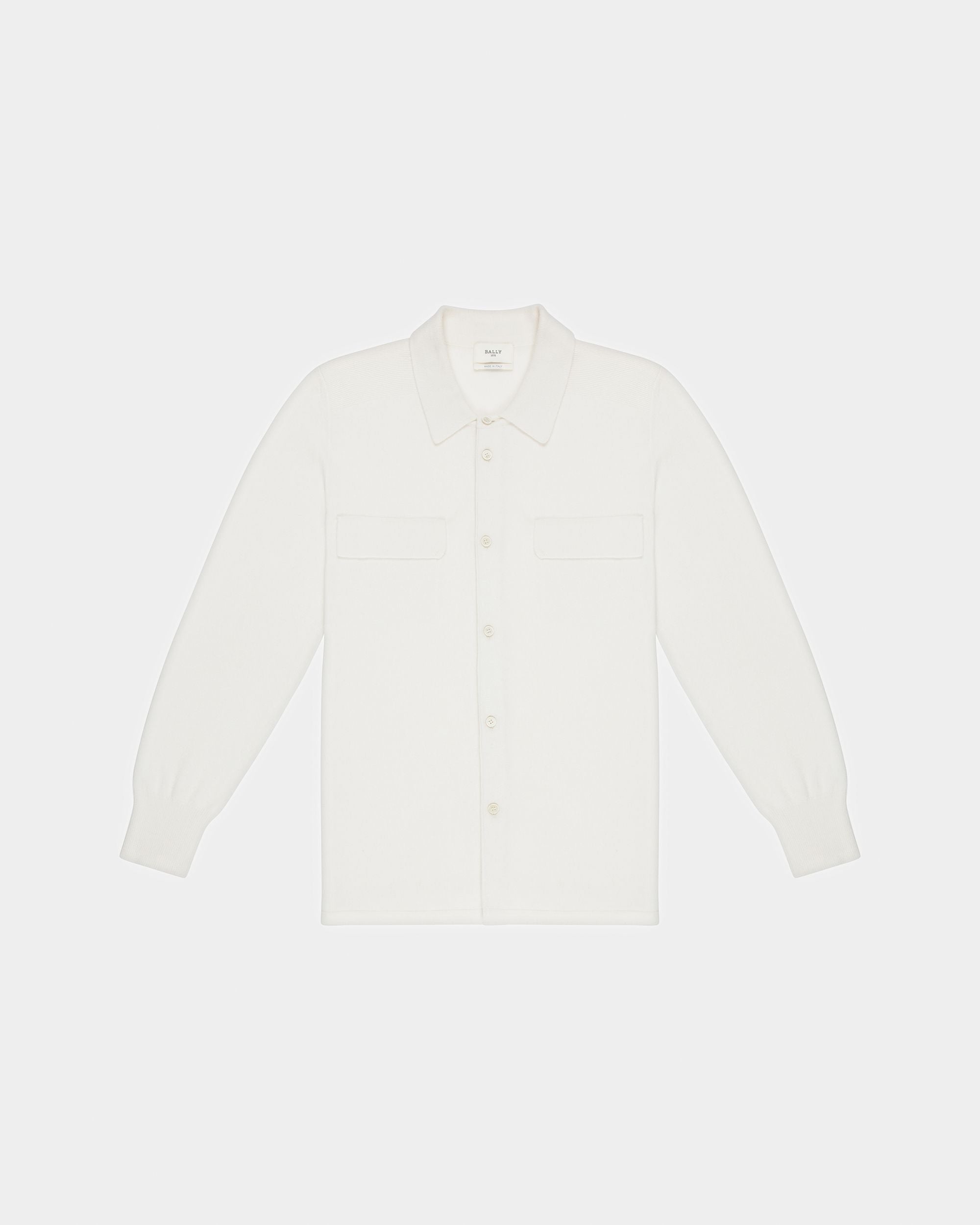 Cashmere Shirt Blanc Men | Bally Global