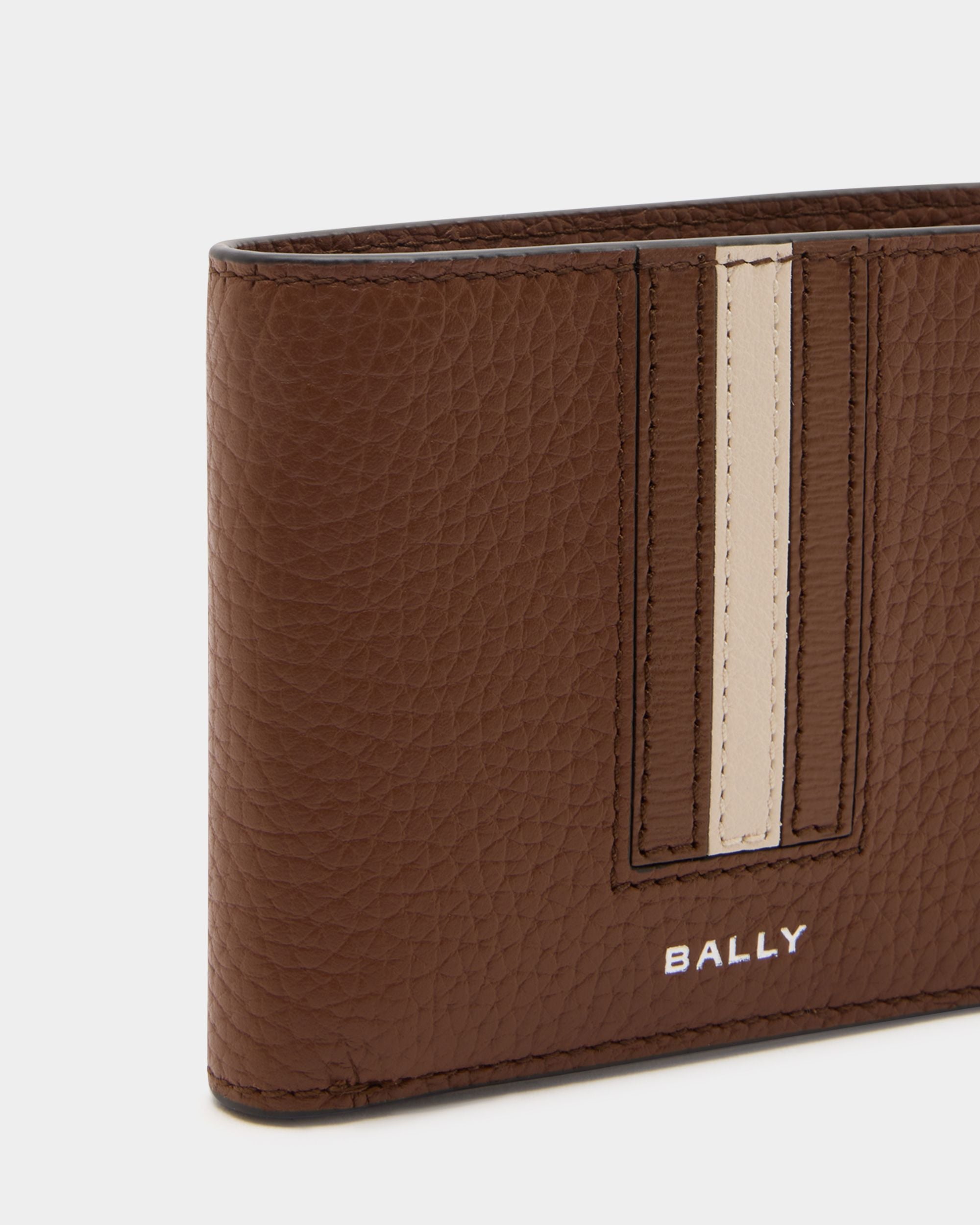 Men's Brown Ribbon Wallet In Brown Leather | Bally Global