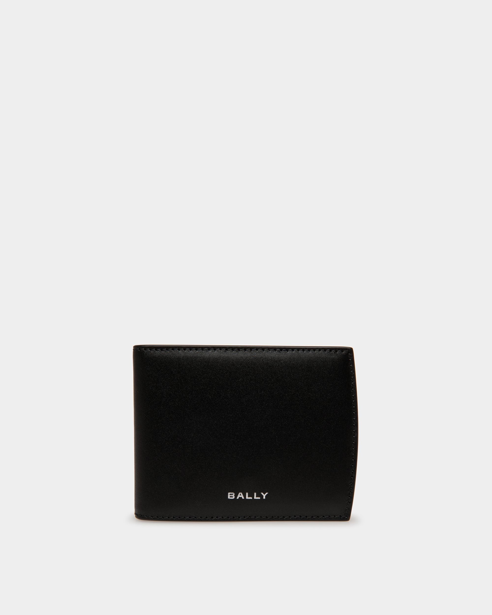 Men's Black Busy Bally Bifold Wallet in Black Leather | Bally Global
