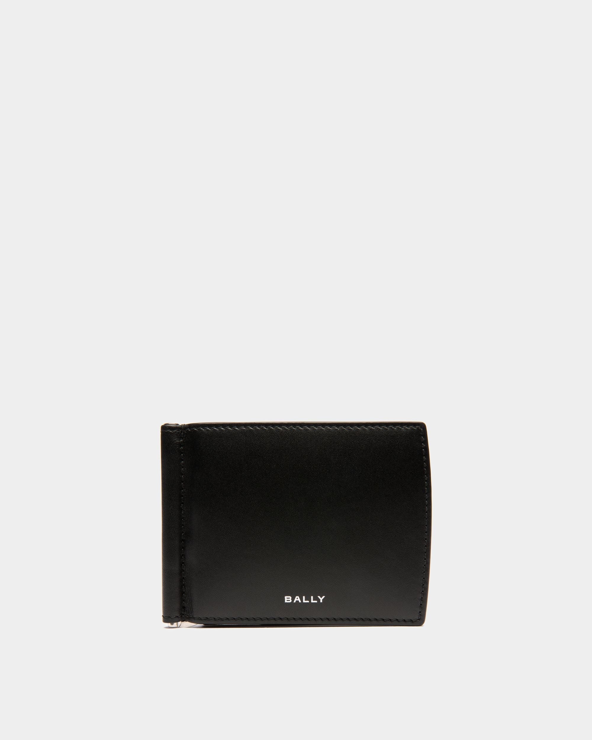 Men's Black Busy Bally Bifold Wallet in Black Leather | Bally Global