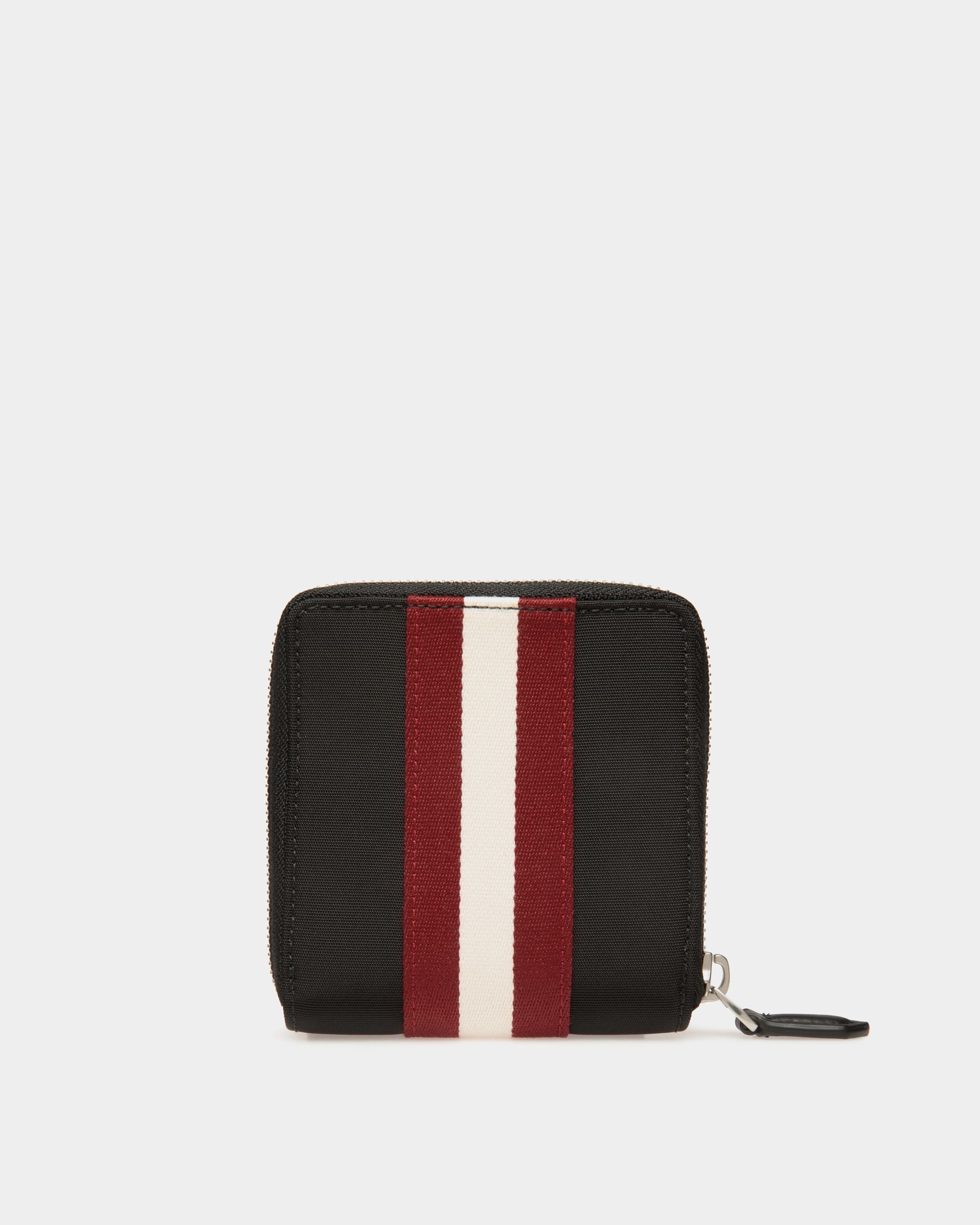 Men's Nero Portafoglio A Libro Code In Nylon Nero | Bally Global