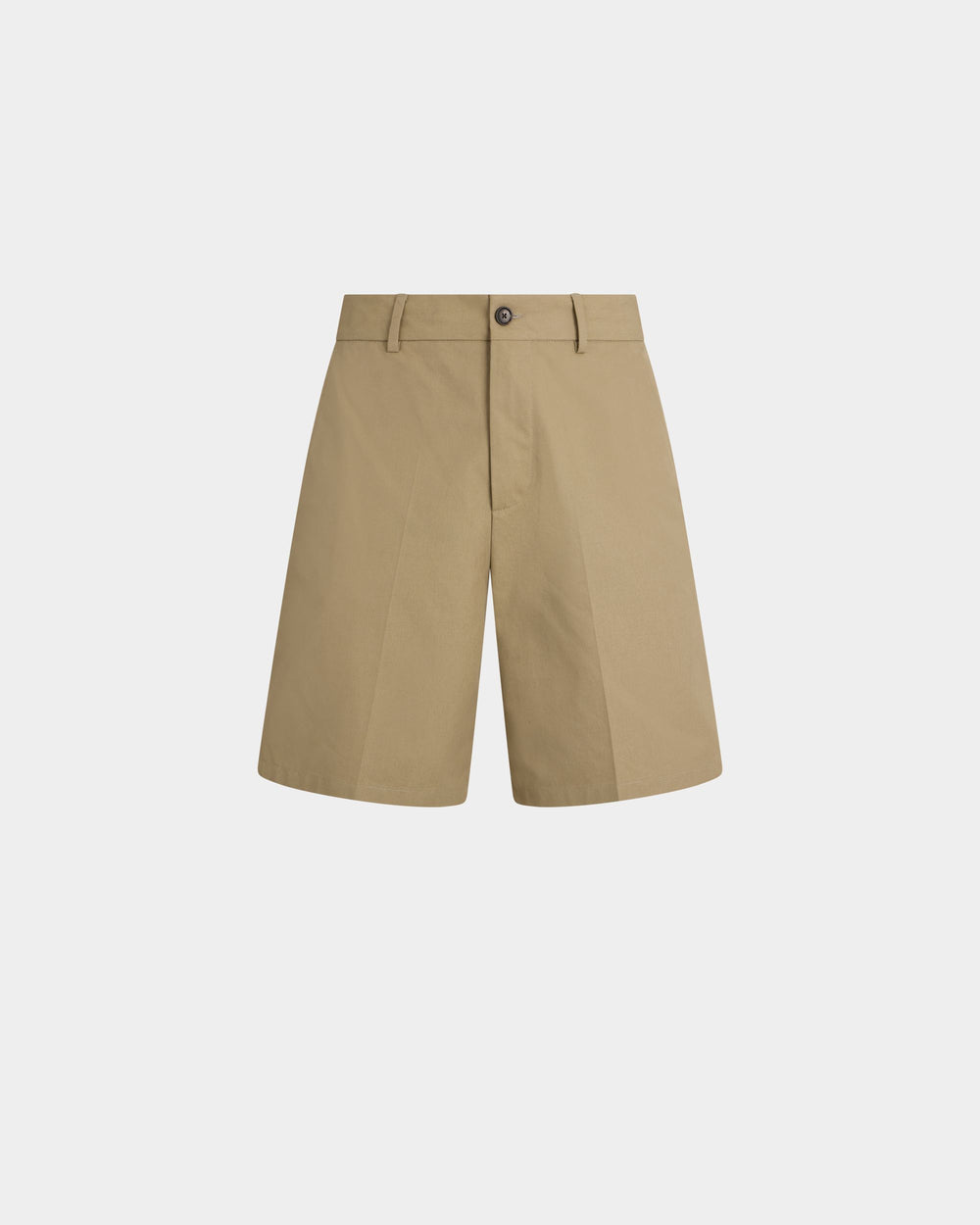 Men's Beige Shorts in Light Beige Cotton | Bally Global
