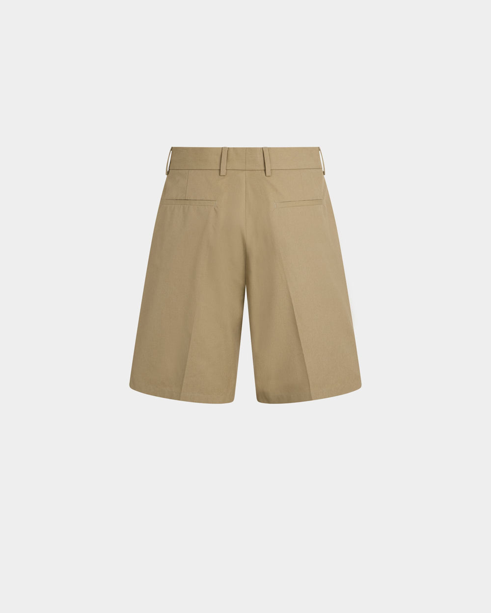 Men's Beige Shorts in Light Beige Cotton | Bally Global