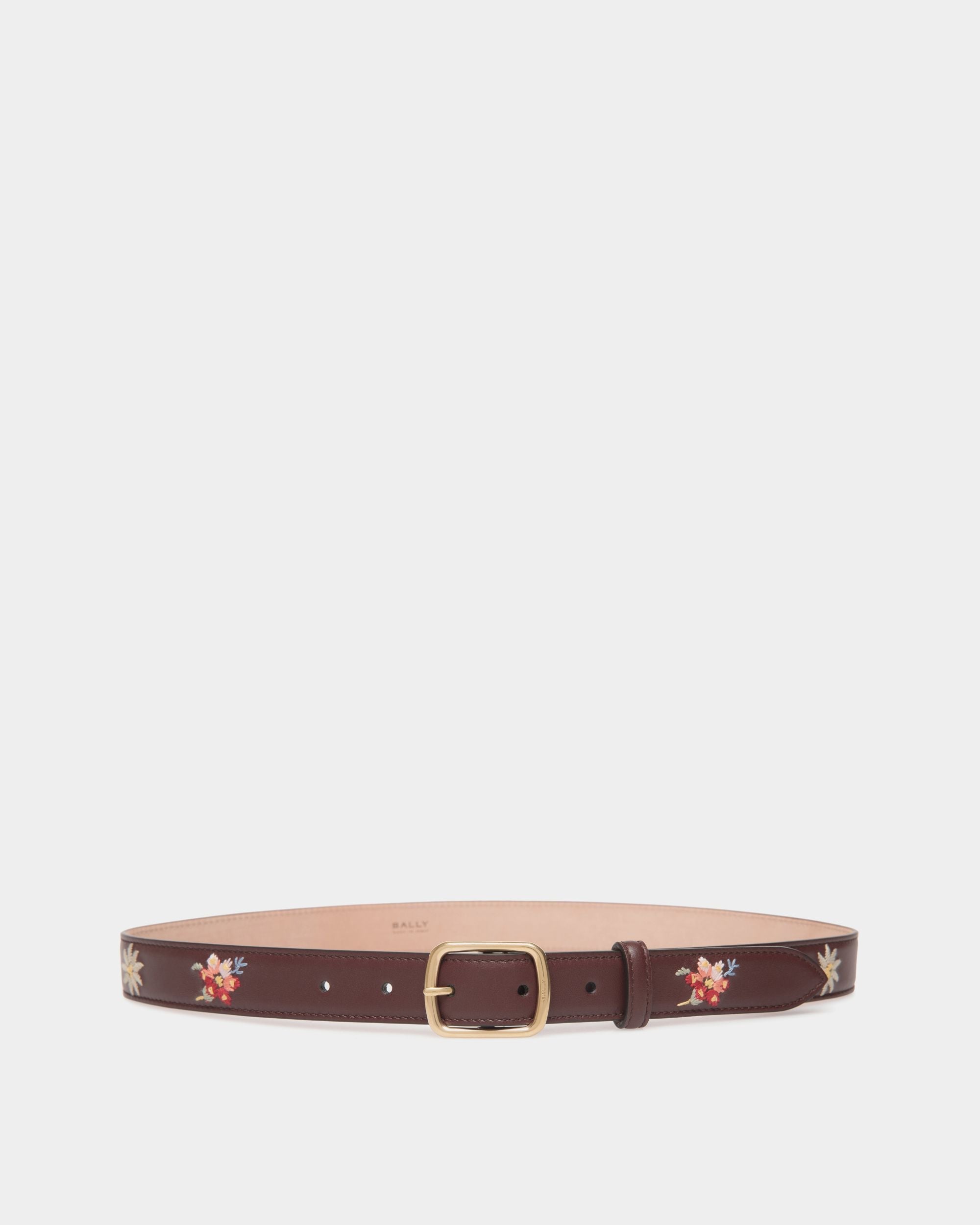 Women's Brown Winter Capsule 25mm Belt in Chestnut Brown Leather ...