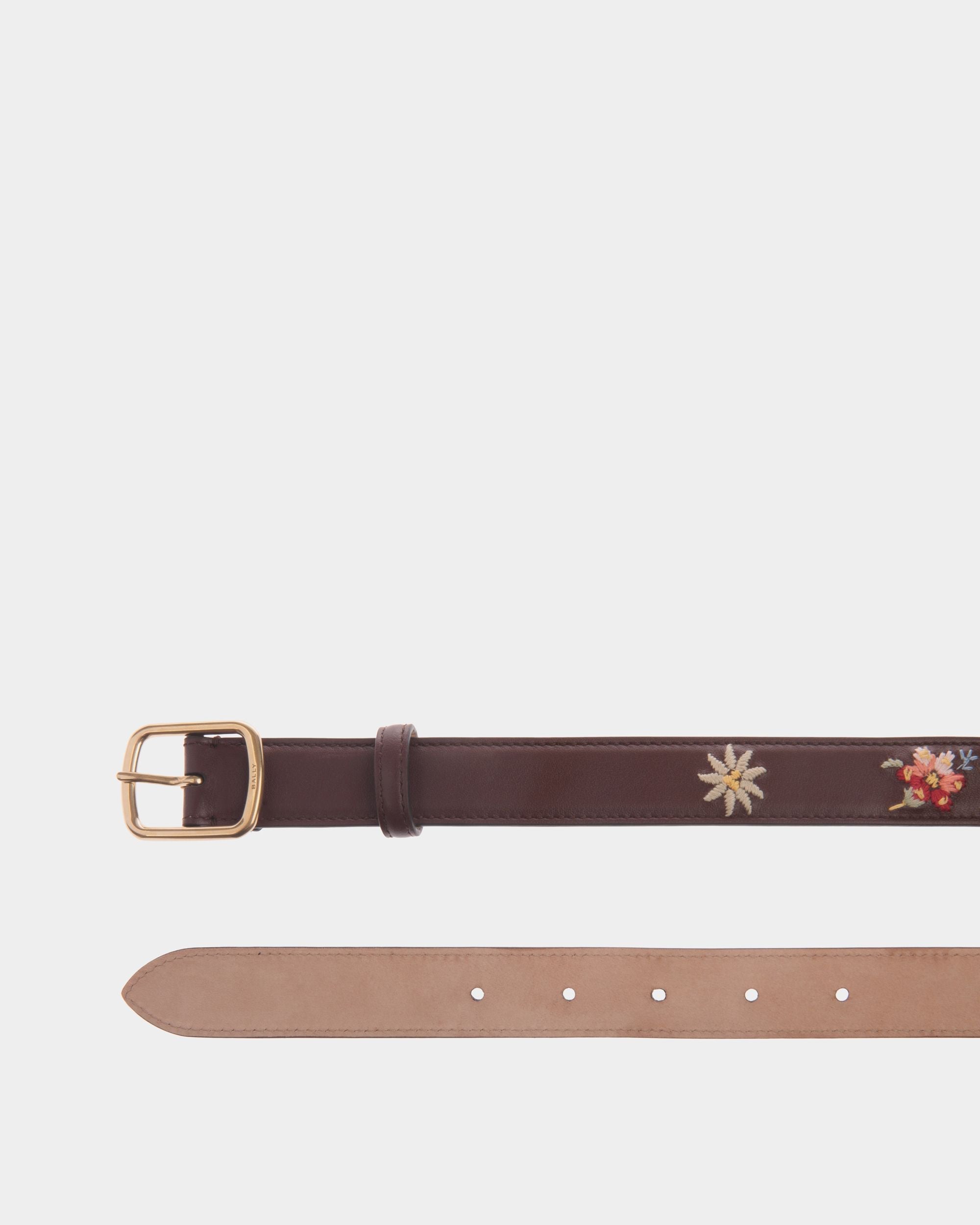 Women's Brown Winter Capsule 25mm Belt in Chestnut Brown Leather ...