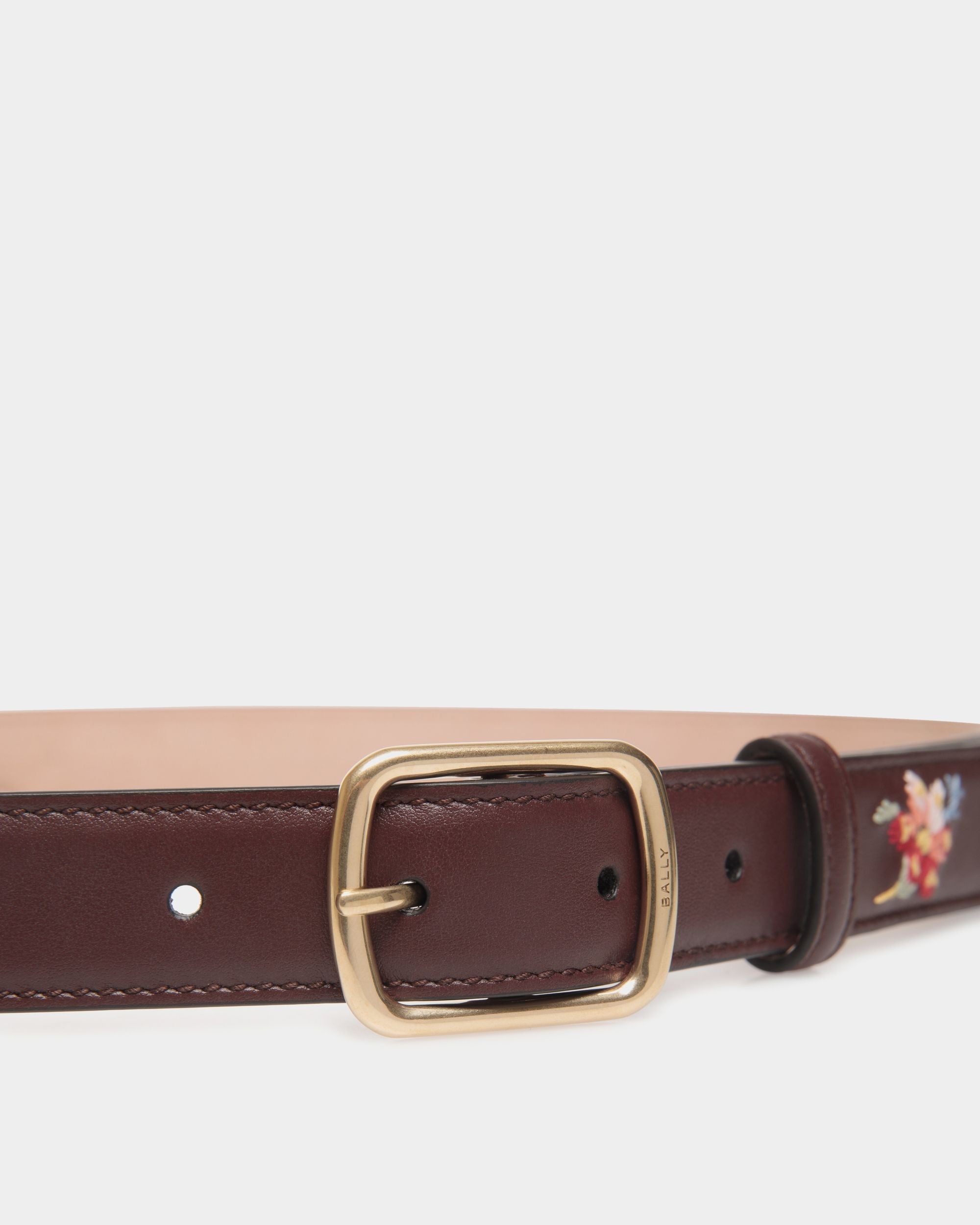 Women's Brown Winter Capsule 25mm Belt in Chestnut Brown Leather ...