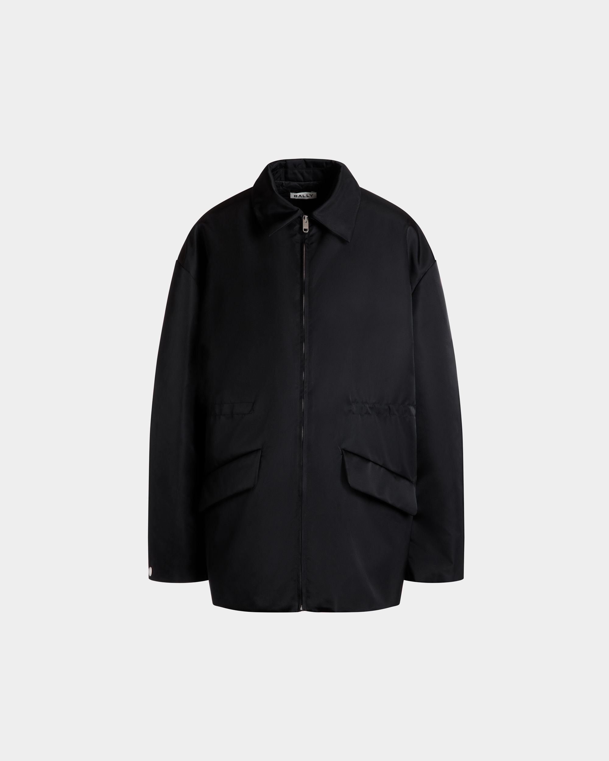 Women's Black Jacket In Black Nylon | Bally Global