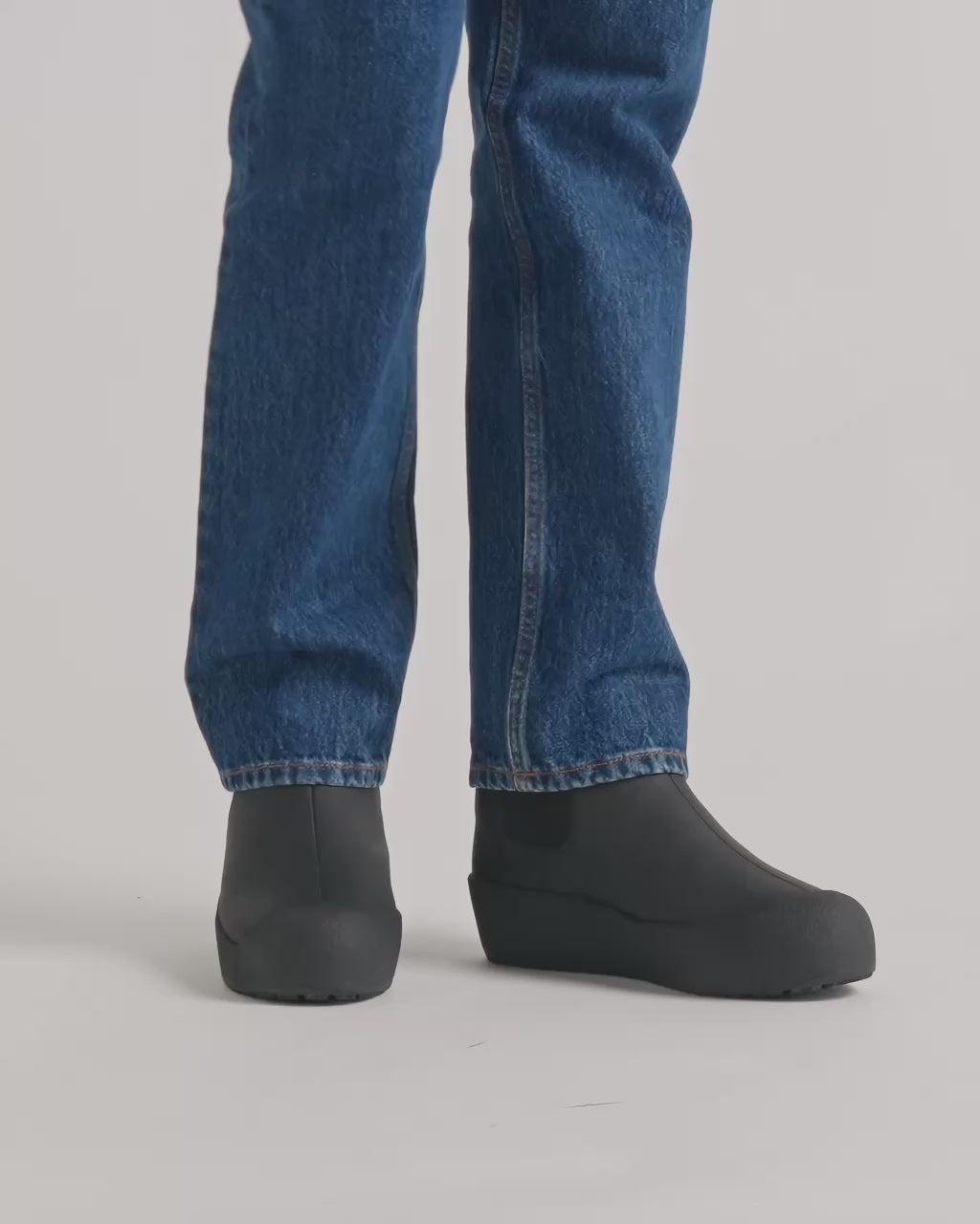 Men's Black Bally Curling Bootie in Black Leather | Bally Global